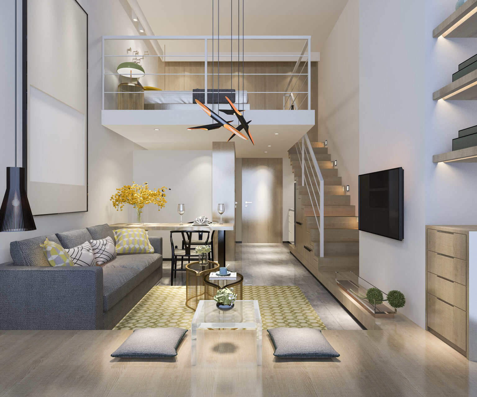 13 brilliant loft apartment design ideas for a flawless interior - The ...